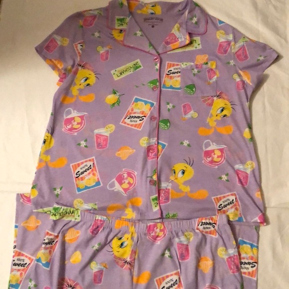 Disney | Intimates & Sleepwear | Disney Pajamas Womens New Tweety Bird ...